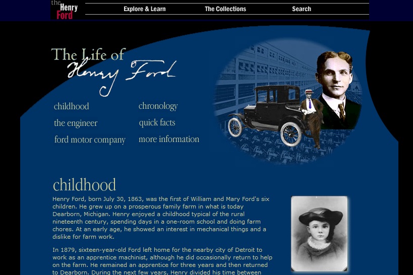 Exploring Social Studies: Biography: Henry Ford