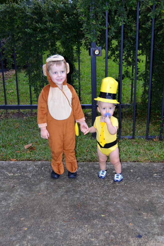 Curious George Family Costume