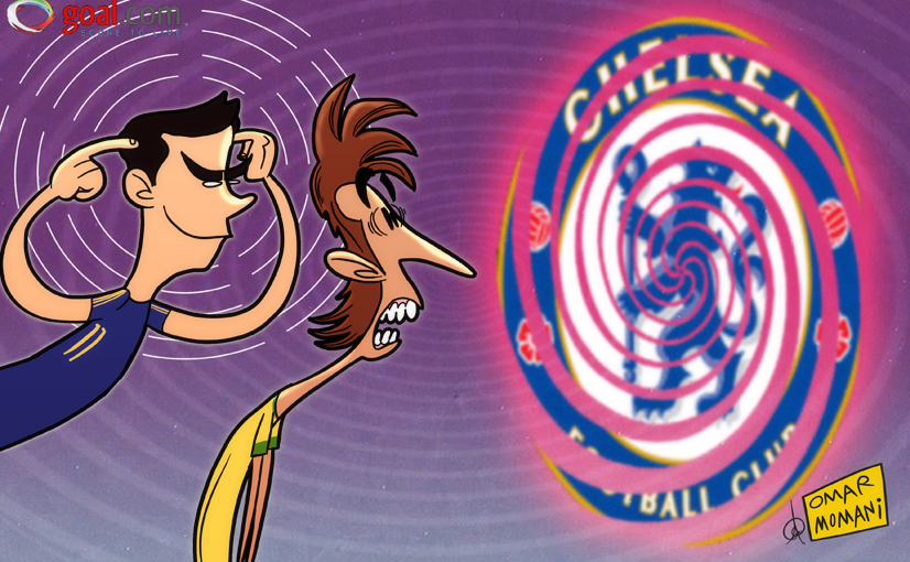 Omar Momani cartoons: Look into my eyes! Oscar attempts mind control to ...