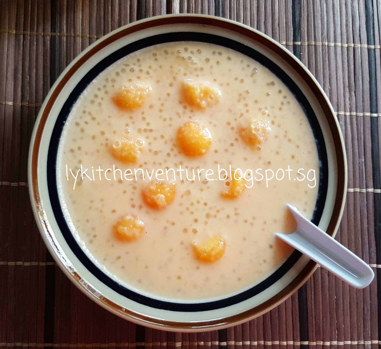 LY's Kitchen Ventures: Rockmelon Sago
