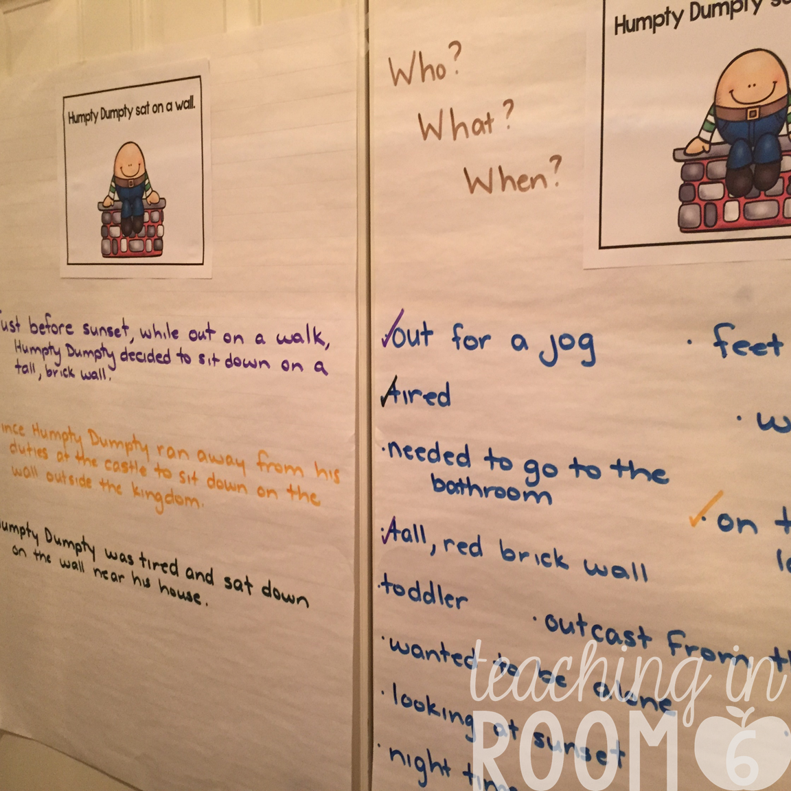 Nursery Rhymes and Details in Writing | Teaching in Room 6