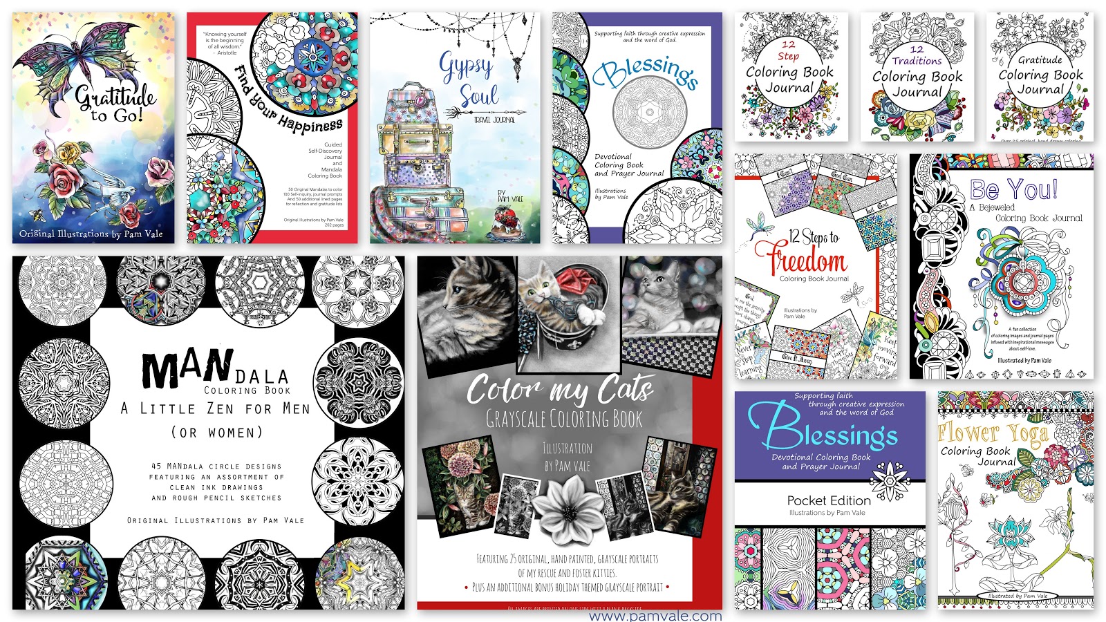 Pam Vale Art and Design Blog: Creating Coloring Books One Step at a Time