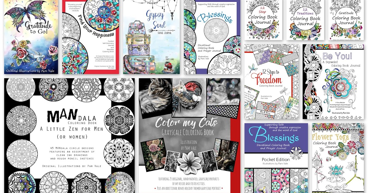 Pam Vale Art and Design Blog: Creating Coloring Books One Step at a Time