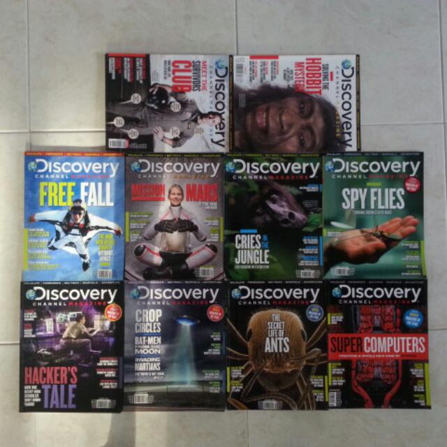 Used School Textbooks and Story books: Discovery Channel Magazines