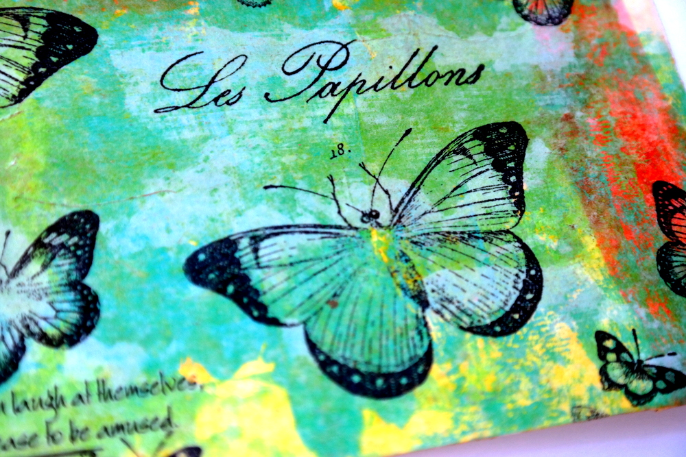 Les Papillons - Canvas Corp Creative Crew Postcard Swap