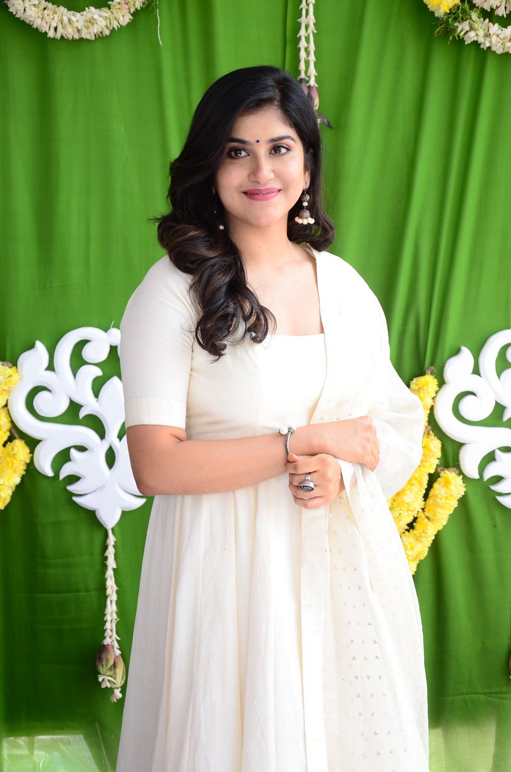 Manisha Raj at Panja Vaishnav Tej’s Debut Movie Launch - South Indian ...