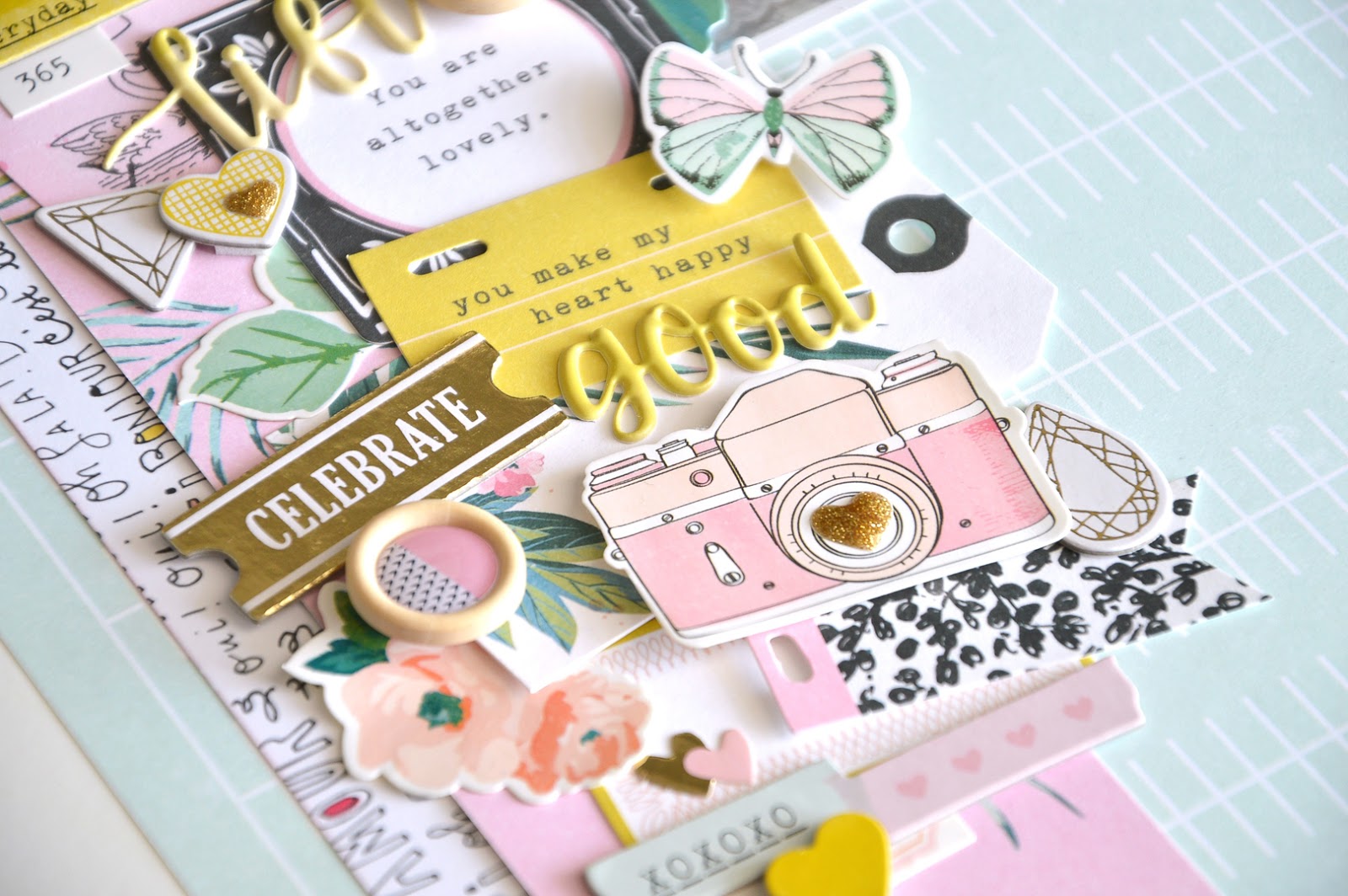 Huge embellishment cluster - Hip Kit Club | Flóra Mónika Farkas