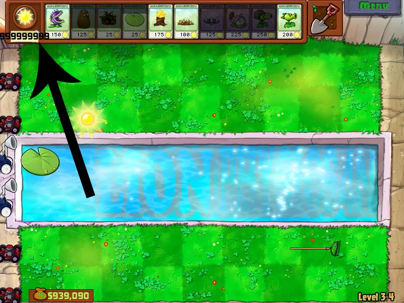 Cara Menambahkan Matahari Hingga 999999999 di Game Plants vs Zombie 1 ...