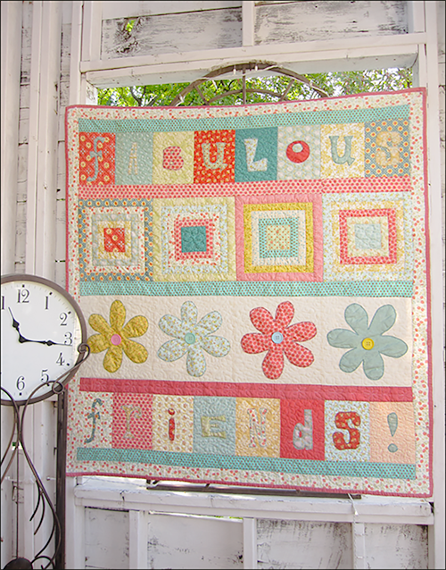 Quilt Pattern "Fabulous Friends" - Parties and Patterns