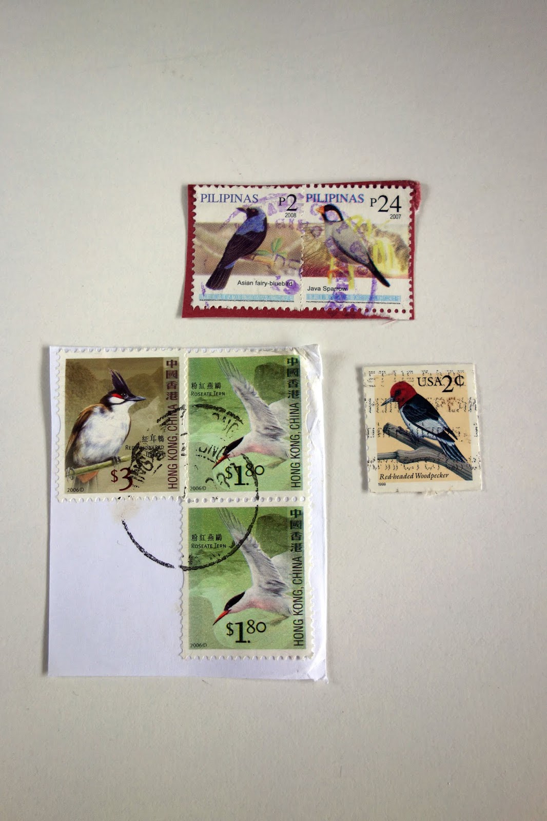 blah to TADA!: Crafty Uses for Old Postage Stamps