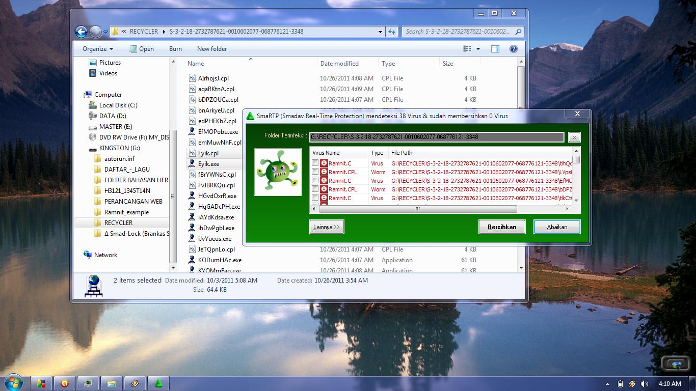 H3121_1345T14N: Virus Shortcut/ Ramnit/ RECYCLER