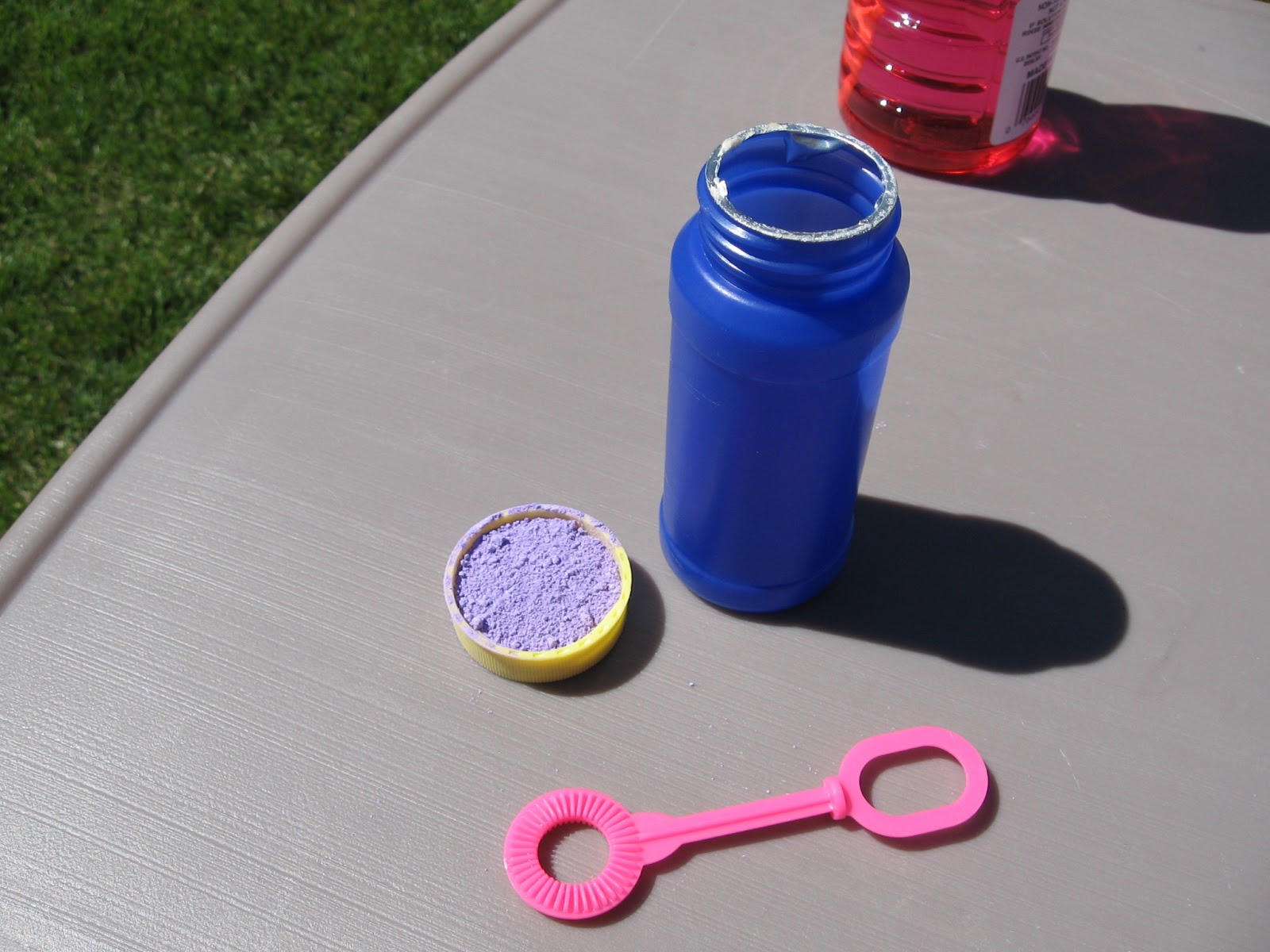Almost Unschoolers: Summer Fun Day 16 - Bubble Chalk