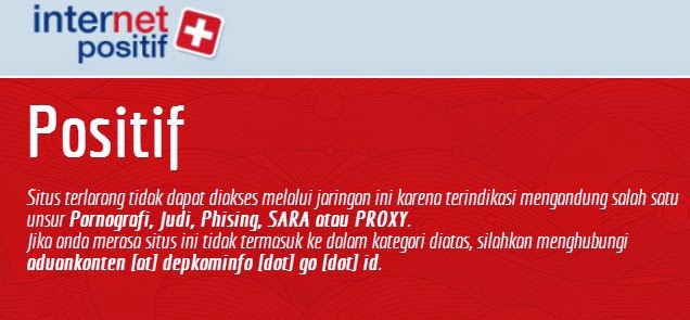 Teknik membypass Internet Positif sangat mudah | IDKaca