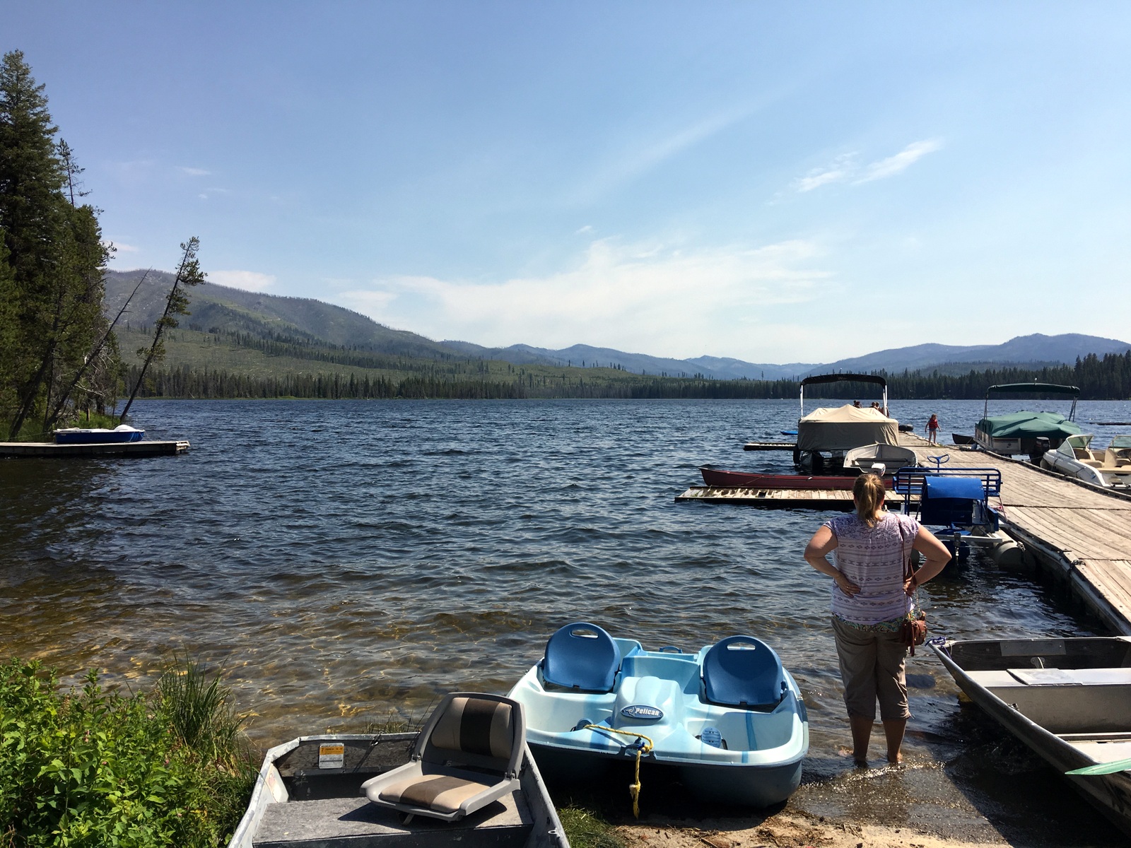 What Am I Doing?: Camping At Warm Lake in Idaho