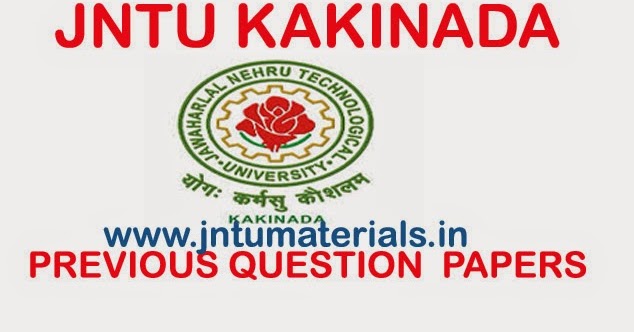 JNTUK MCA 2nd Semester Previous Question Papers Collection ~ JNTU ...
