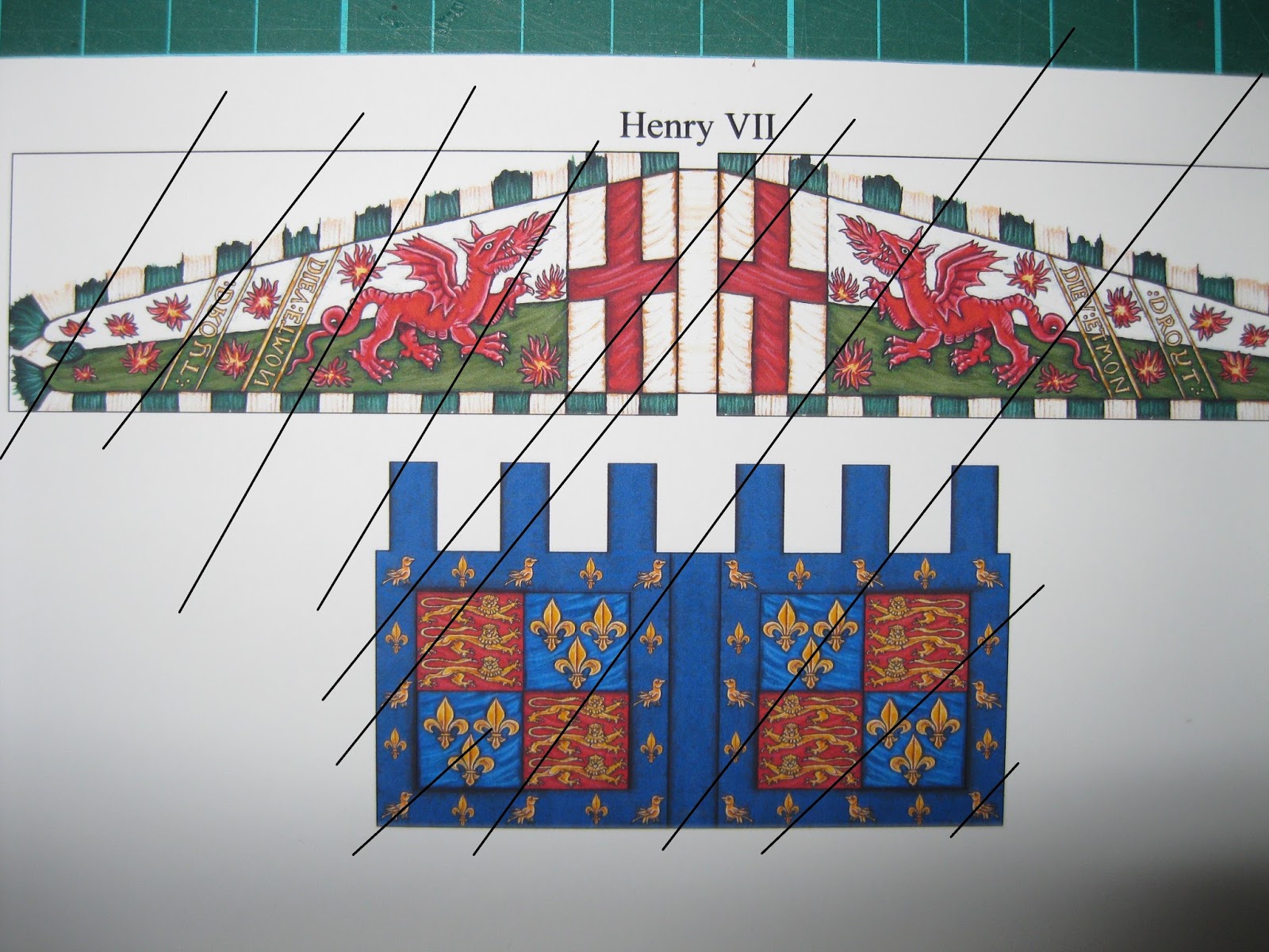 Italian Wars Flags: Henry VII work in progress