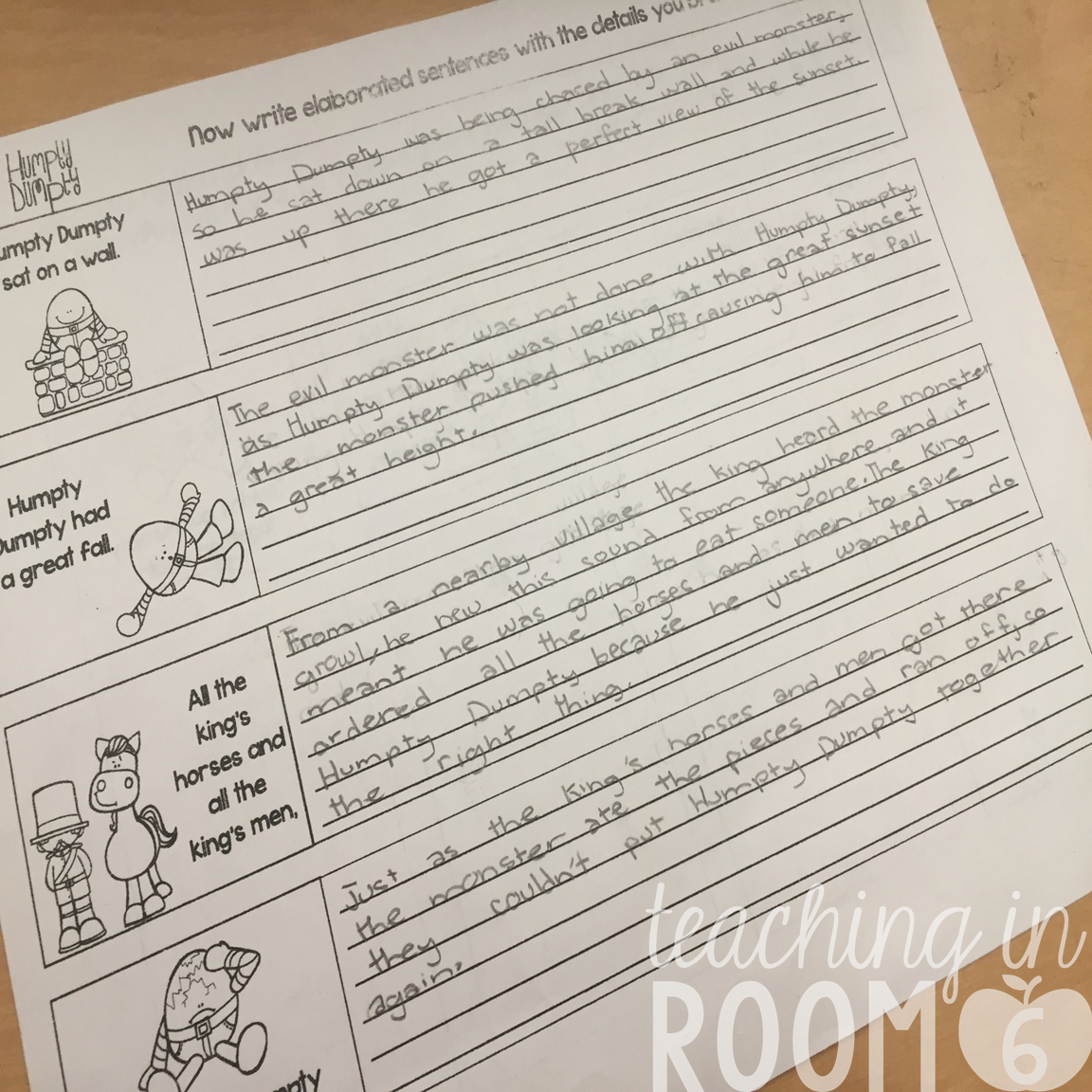 Nursery Rhymes and Details in Writing | Teaching in Room 6