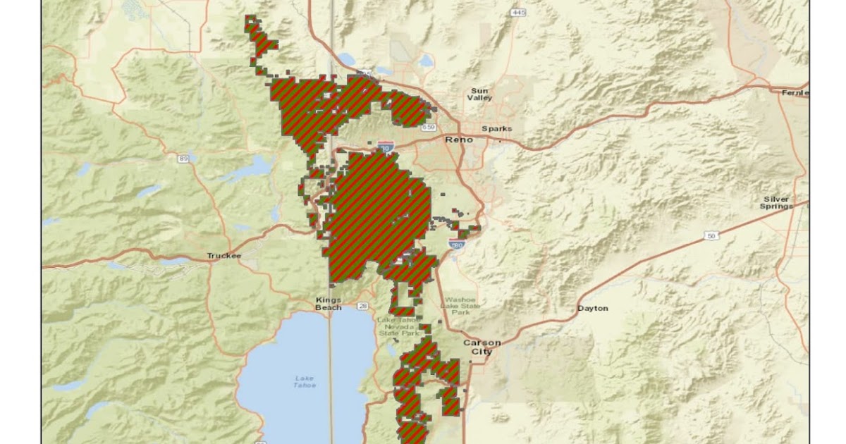Nevada Fire Information: Carson Ranger District Forest Map - Shooting ...