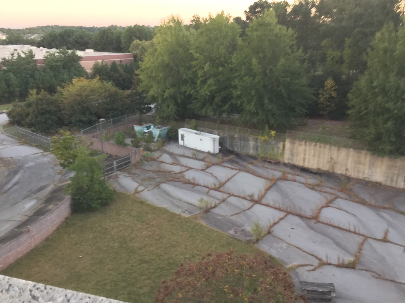 Abandoned Olympic Tennis Stadium (Stone Mountain Tennis Center ...