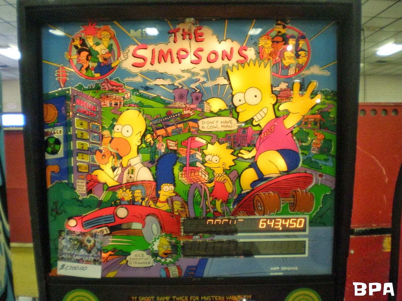 Beach Party Attitude: The Simpsons Pinball