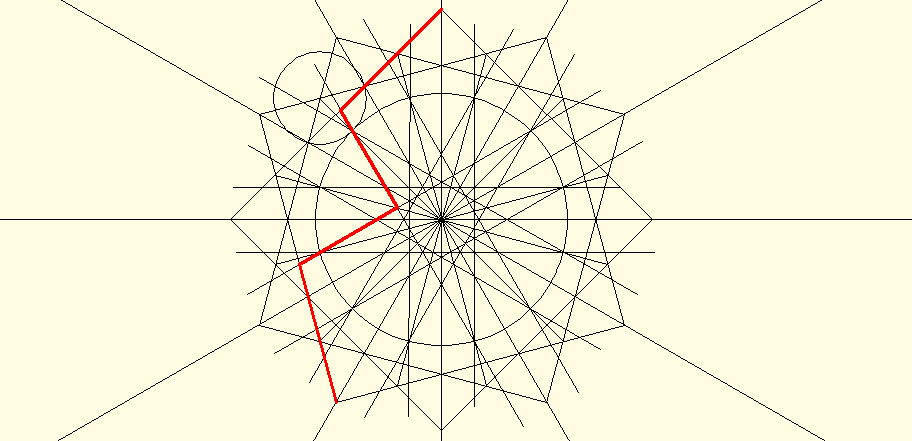Textile Arts Now: Draw a continuous interlacing geometry motif.