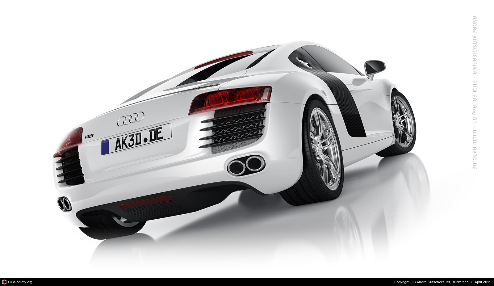 Audi R8 Nurbs - iRay | Computer Graphics Daily News