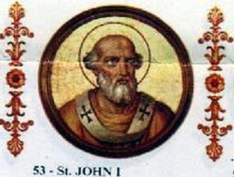 ZEPHYRINUS.: Saint John I. Pope And Martyr. Reigned From 523 A.D. - 526 ...