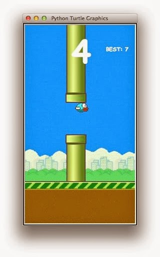 用 python turtle 寫 Flappy Bird ~ 松鼠博士的魔法眼鏡