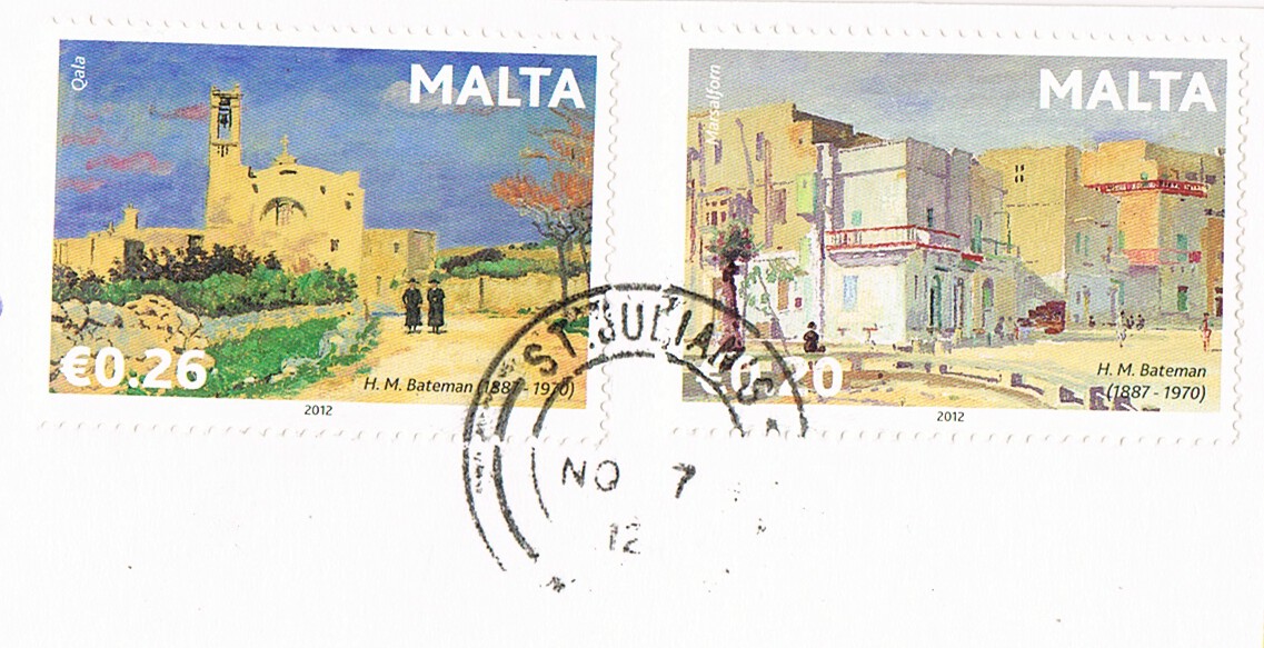 Postcards in my mailbox: Postcard from Malta