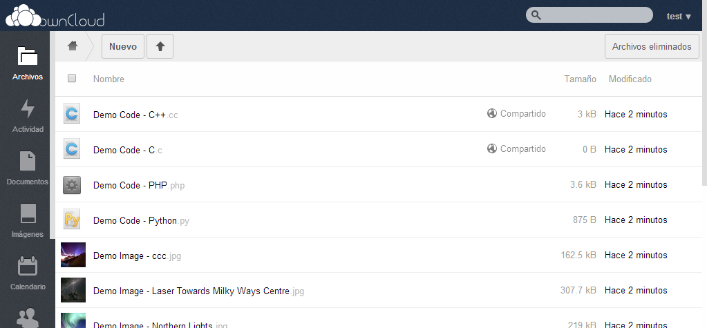 Nuestra propia nube con OwnCloud