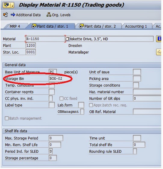 קורס יישום SAP : ניהול נתוני מחסנים WMS