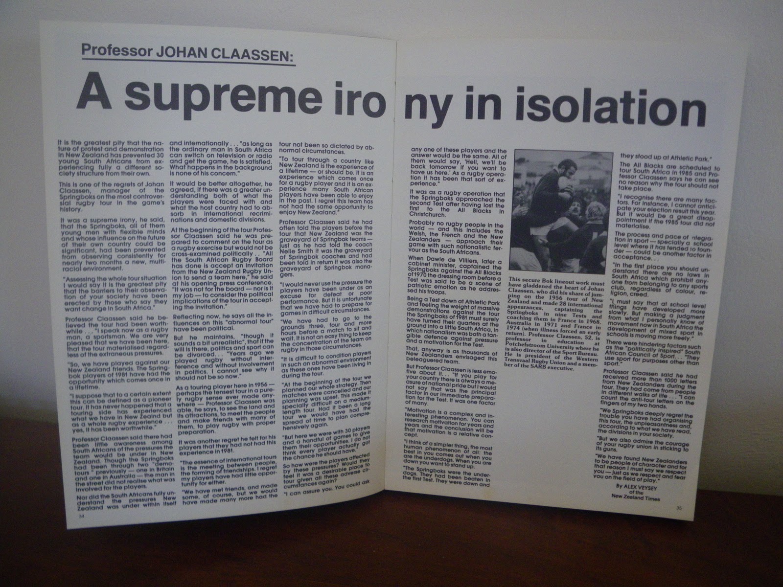 The MicAngelo Campaign: Springbok Book - 1981 Tour to New Zealand