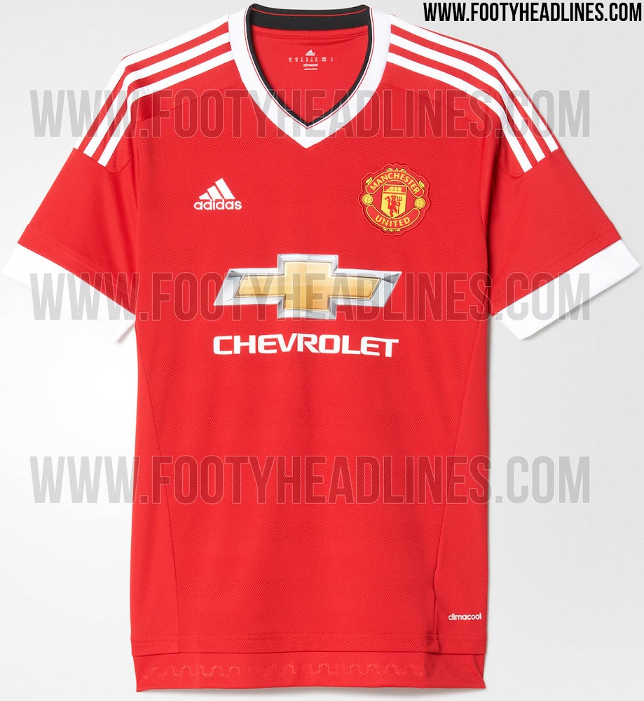 Adidas Manchester United 15-16 Kit with Classic Sponsors - Footy Headlines