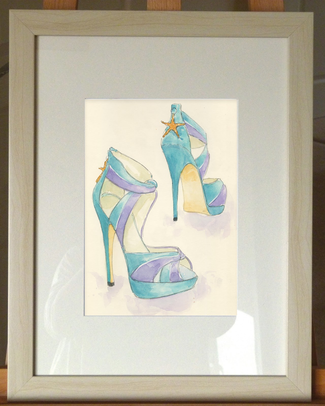 Shoe portraits - I want to be a painter when I grow up!