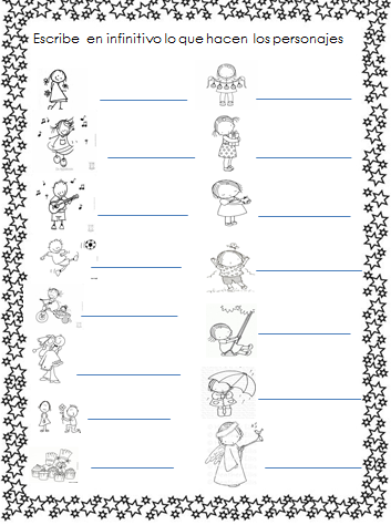 VERBOS EN INFINITIVO - APRENDO ESPAÑOL