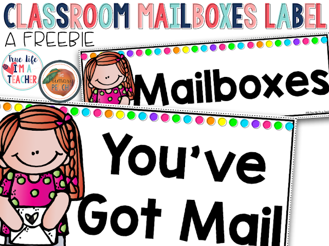 The Primary Peach: Easiest Classroom Mailboxes Ever