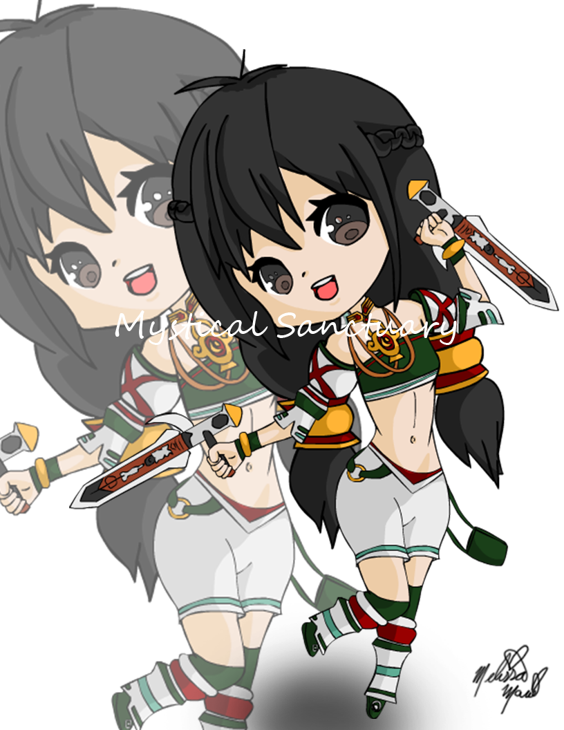 Mystical Sanctuary 3D Printing: 2D Art Print - Talim (Soul Calibur II)