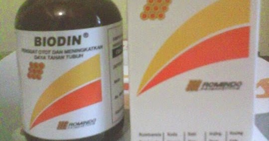BIODIN Penguat otot dan meningkatkan daya tahan tubuh - OBAT HEWAN UNGGUL