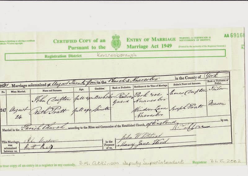 Where are we all Now: In search of James Dufton born in Leeds in 1787 ...