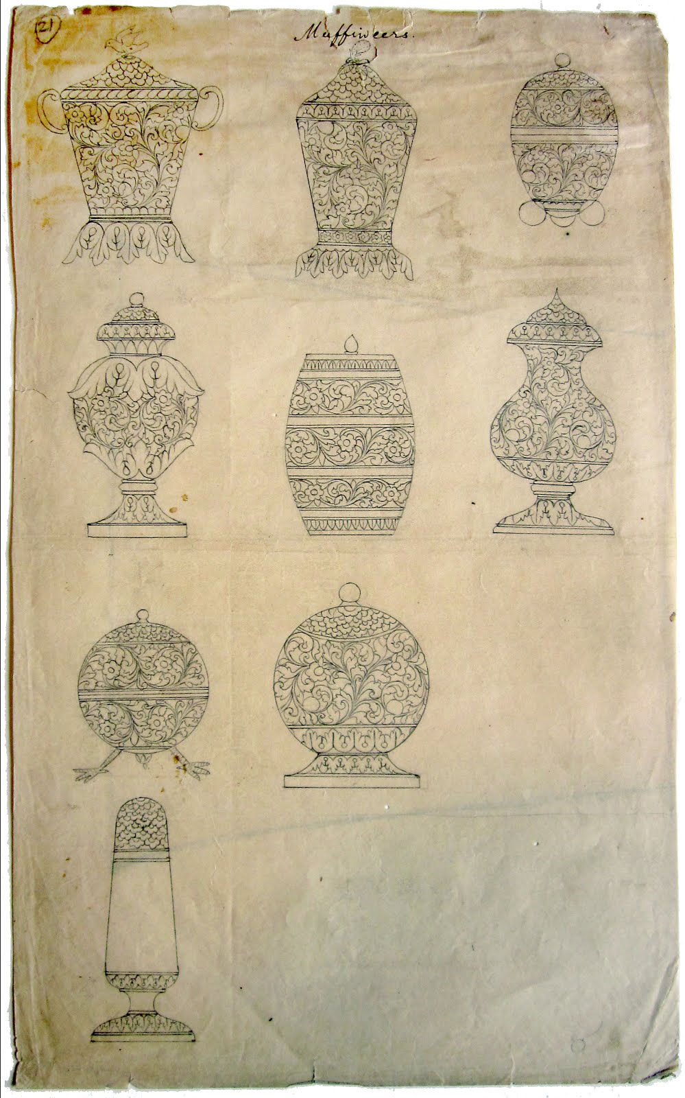 Indian Silver during the Raj: Silversmiths' Design Drawings