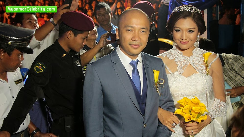 Celebrities @ Thet Mon & Tsit Naing's Wedding Dinner | Myanmar Celebrity Couple Photos!