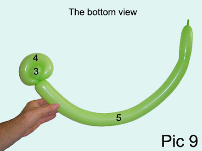 Balloon animals twisting instructions: Balloon snake