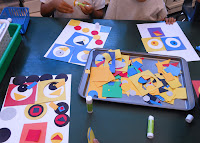 Earl Warren Arts: Kindergarten shape collage