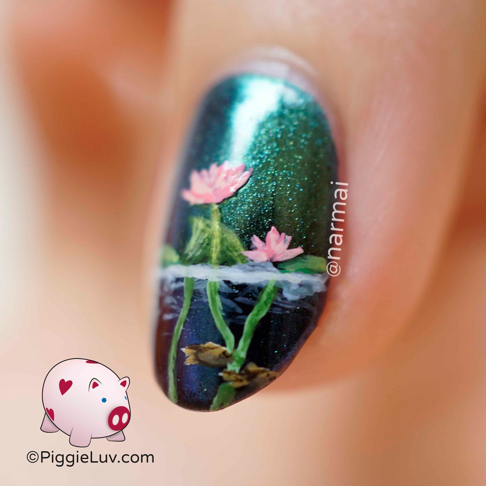 Koi Fish Nail Art