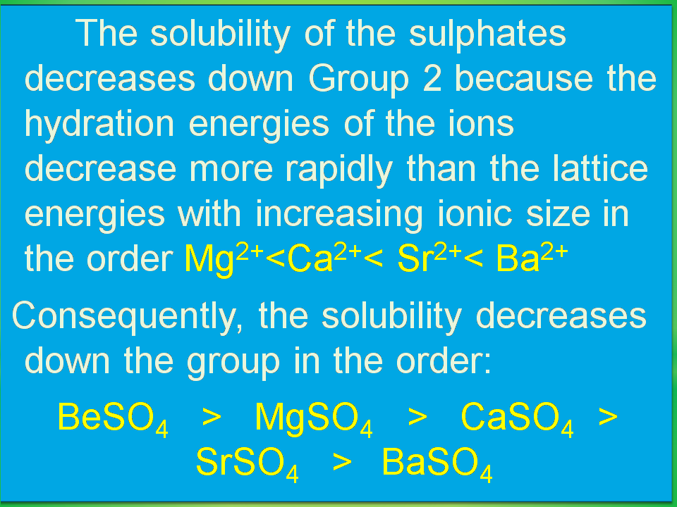 Grade 11: CHAPTER2 GROUP 2 ELEMENTS SEMESTER2