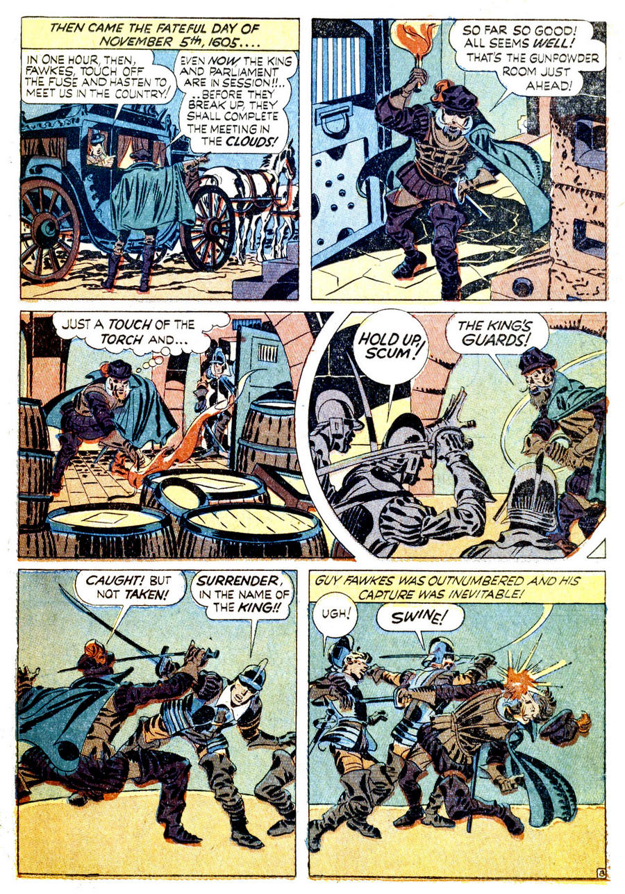 Pappy's Golden Age Comics Blogzine: Number 2301: The Gunpowder Plot