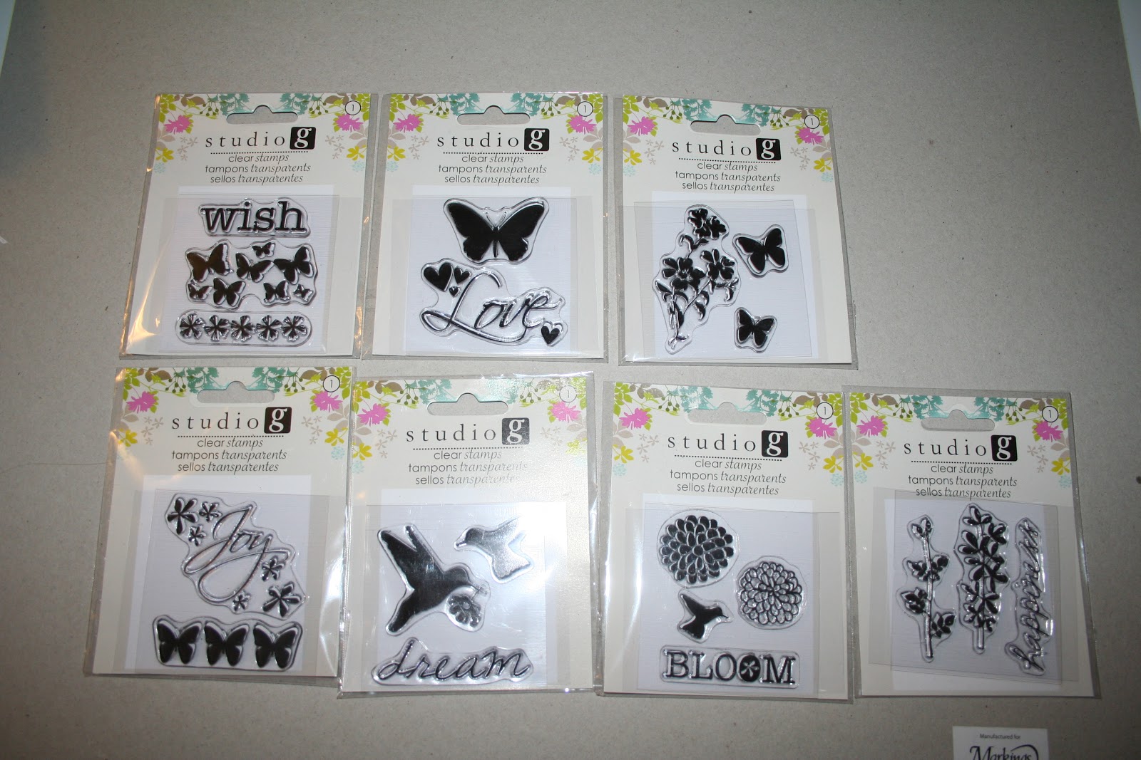 Noelle Scraps A Lot!: Some Studio G stamps from Walmart