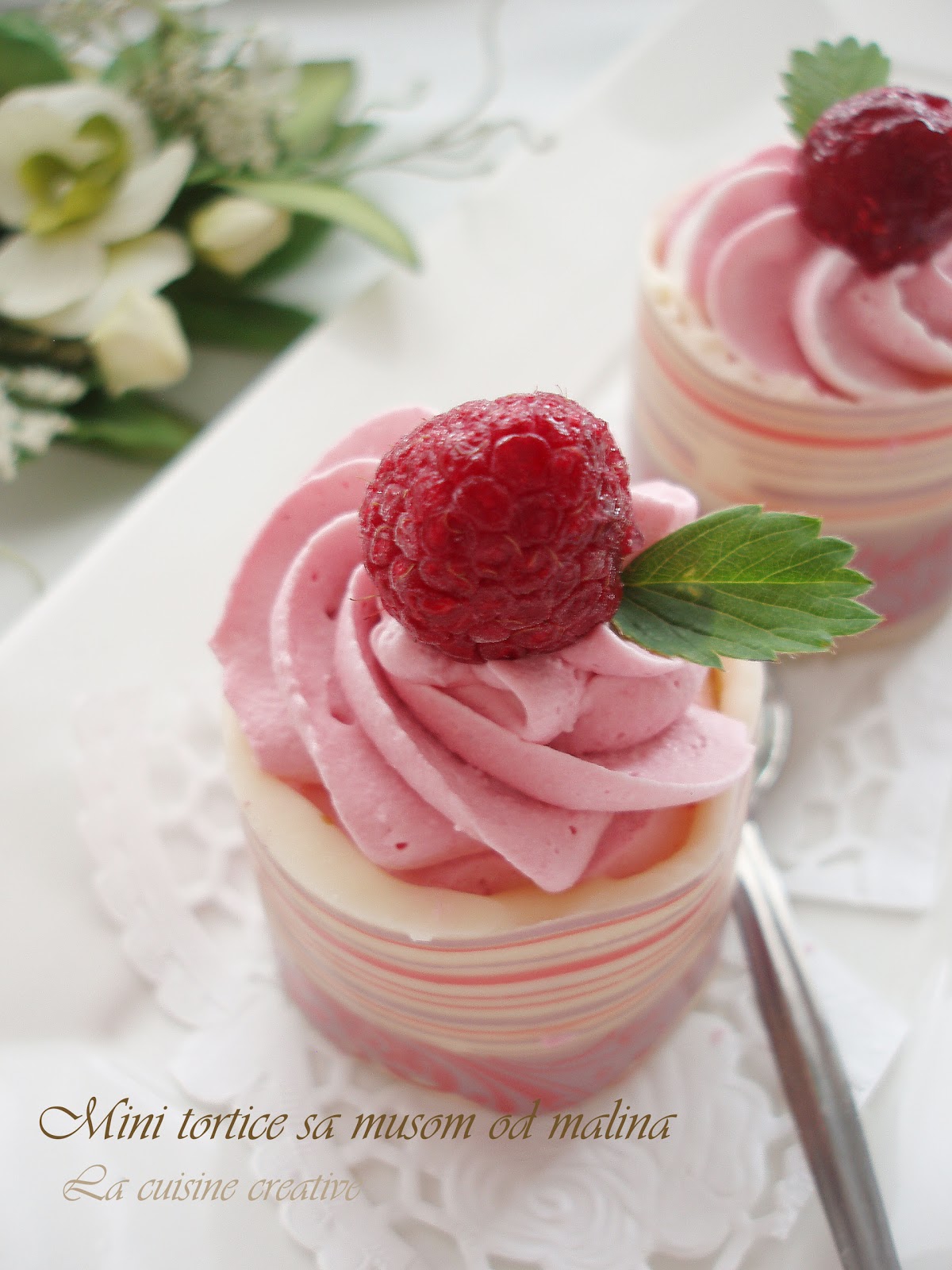 La cuisine creative: Mini tortice sa musom od malina i limuna