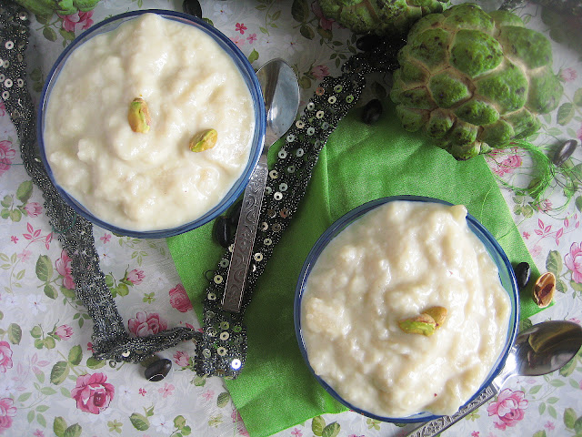 madhuri's kitchen: custard apple rabdi / sitaphal rabdi recipe ...