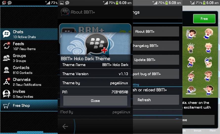 BBM+ Free Full Sticker BBM v2.2.1.40 Tanpa Root | Semua Tentang Android